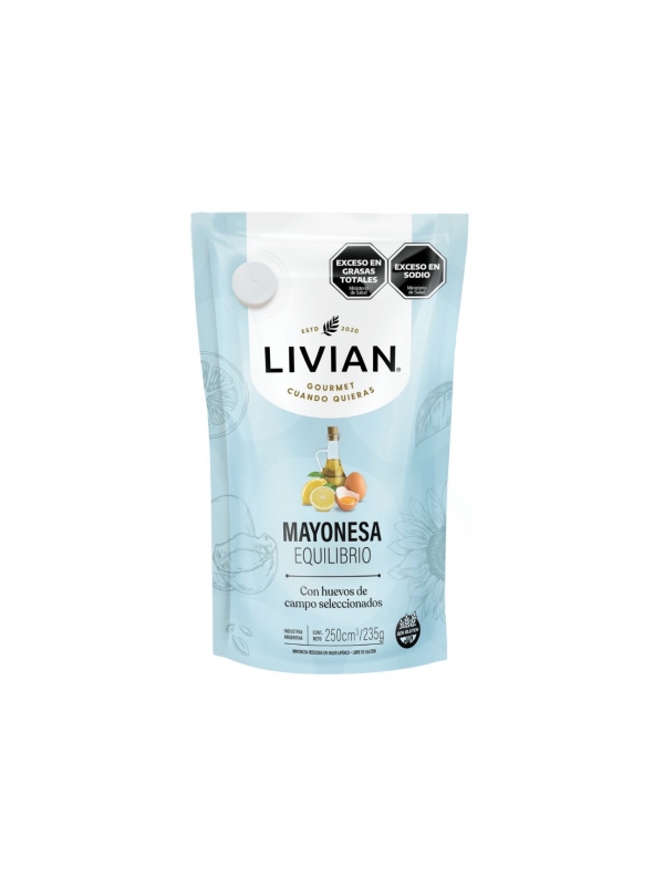 Angelita Golosinas ⭐⭐⭐⭐⭐ Producto: Mayonesa Livian Equilibrio 250cc (12 ...
